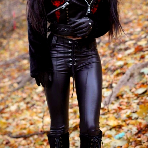 Pants & Jumpsuits | Toxic Vision Bullet Pants Stretch Patent | Poshmark